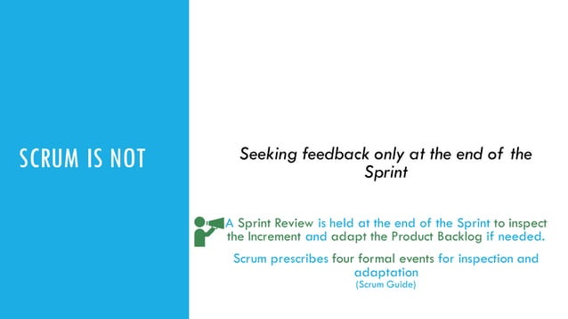 Scrum is not for everyone: How Scrum does not look like | PPT