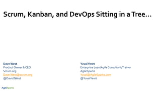 Scrum, Kanban and DevOps Sitting in a tree... Dave West and Yuval Yeret at Agile New England ...