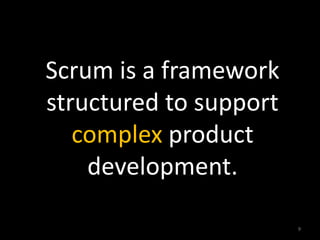Scrum managing through complexity | PPT