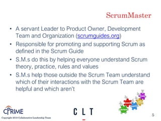 Scrum Master Servant Leader or Secretary? | PDF