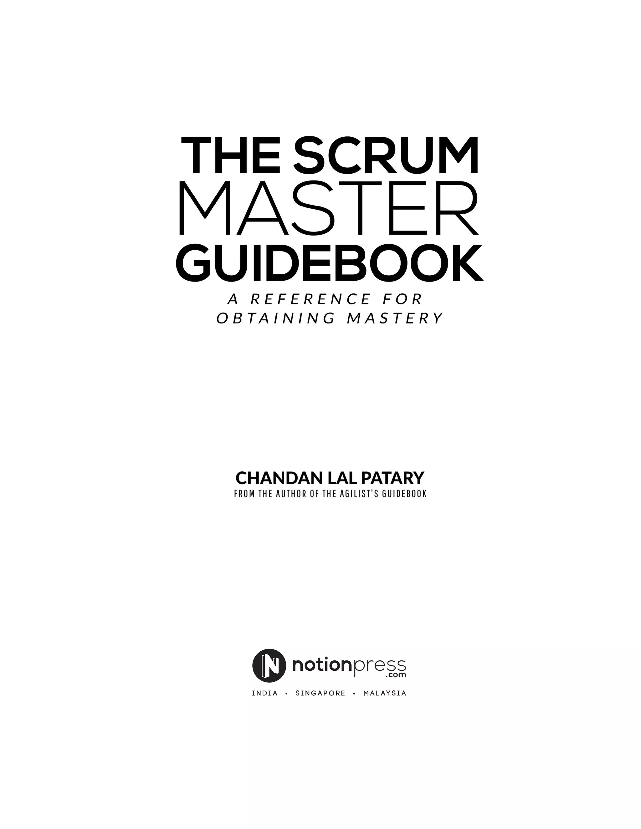 The Scrum Master Guidebook - 150 pages | PDF