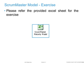 Scrum master maturity_model - for agile 2014 | PPTX