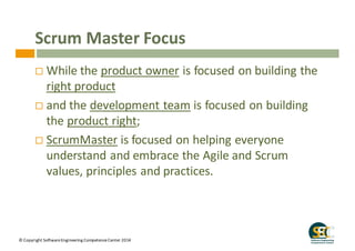 Scrum Master Role and Responsibilities in Agile Environment - AMECSE ...