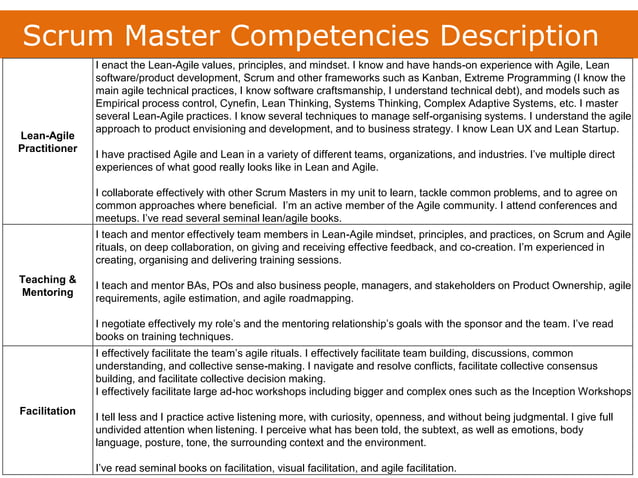 Scrum master self-assessment kit v3.2 | PPT
