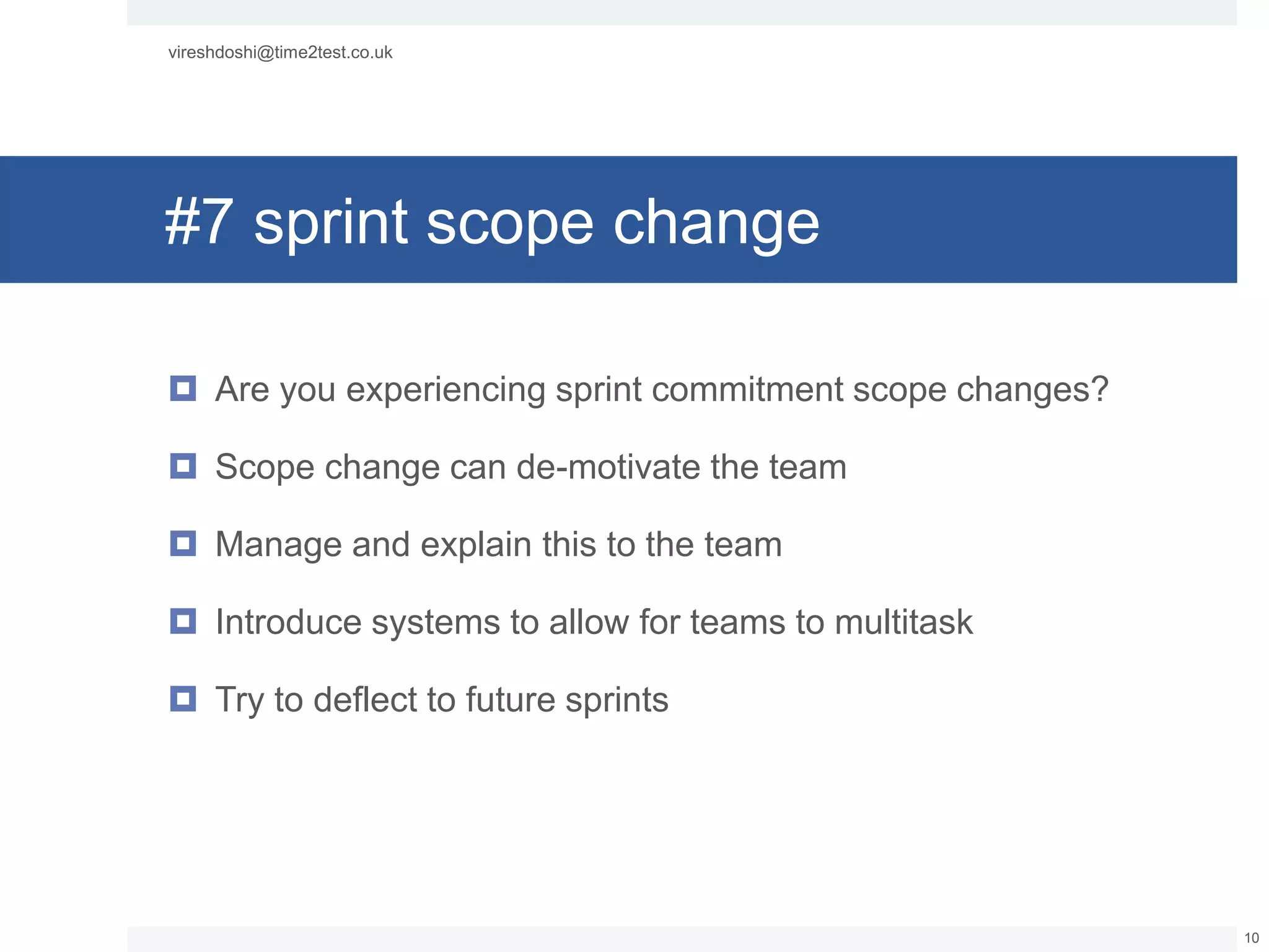 Scrum master's role - top 20 challenges | PPT