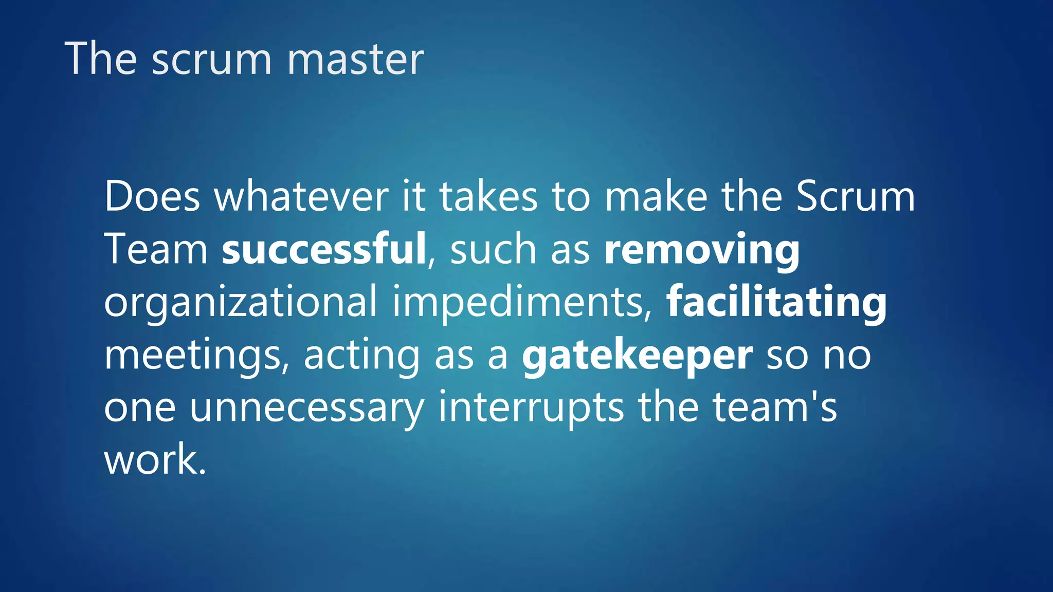Scrum mastery | PPT
