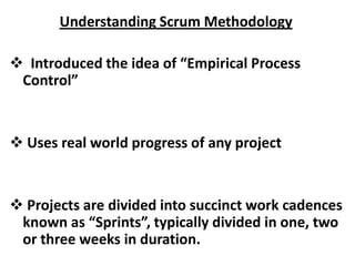 An Introduction to Scrum methodology | PPTX