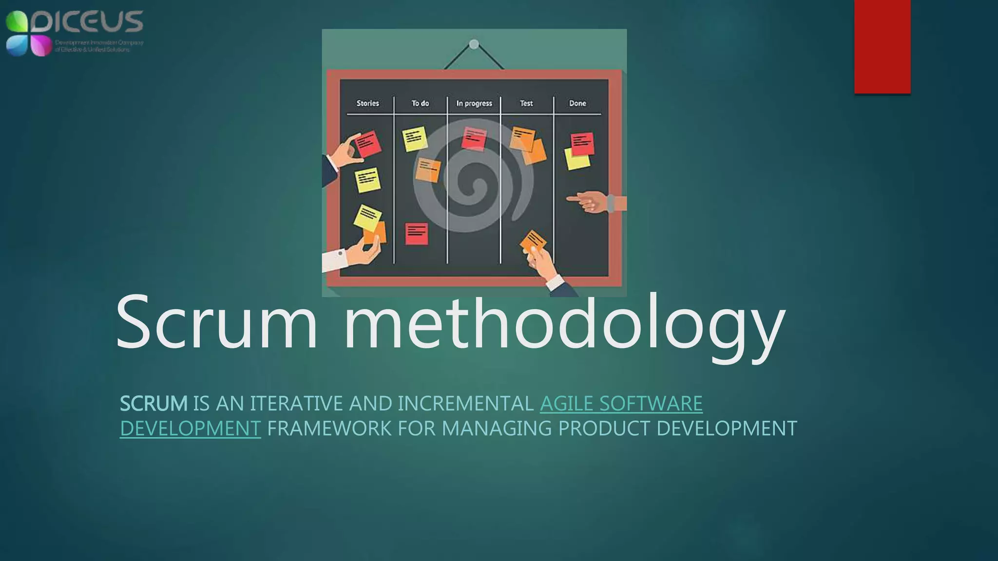 Scrum methodology in practice | PPTX
