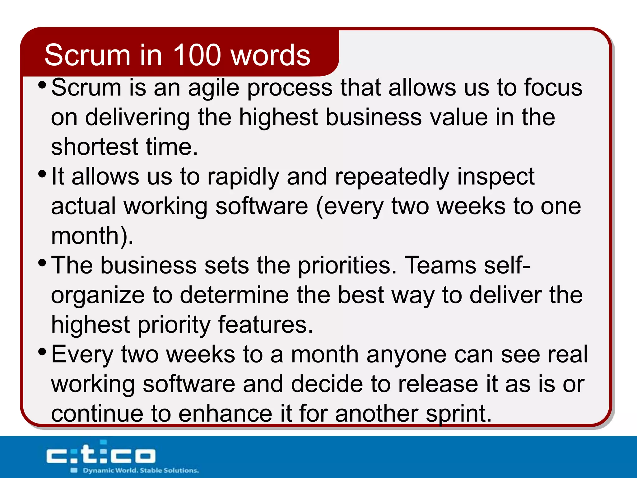 Scrum methodology | PPTX