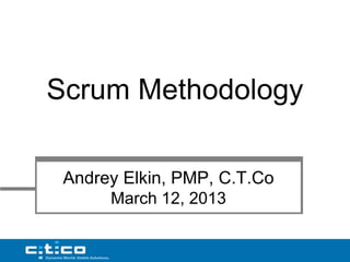 Scrum methodology | PPTX