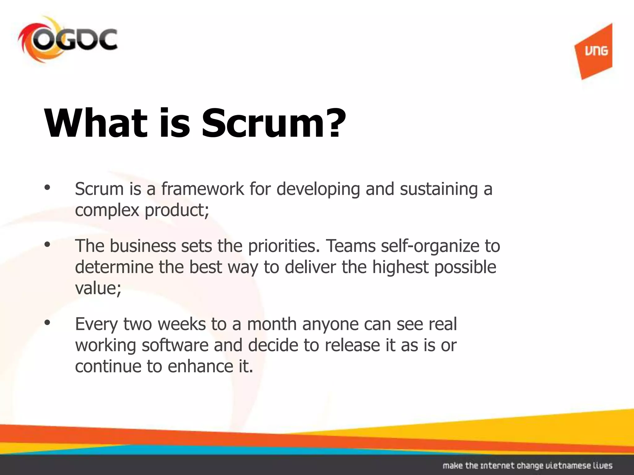 Scrum model in game development | PPT