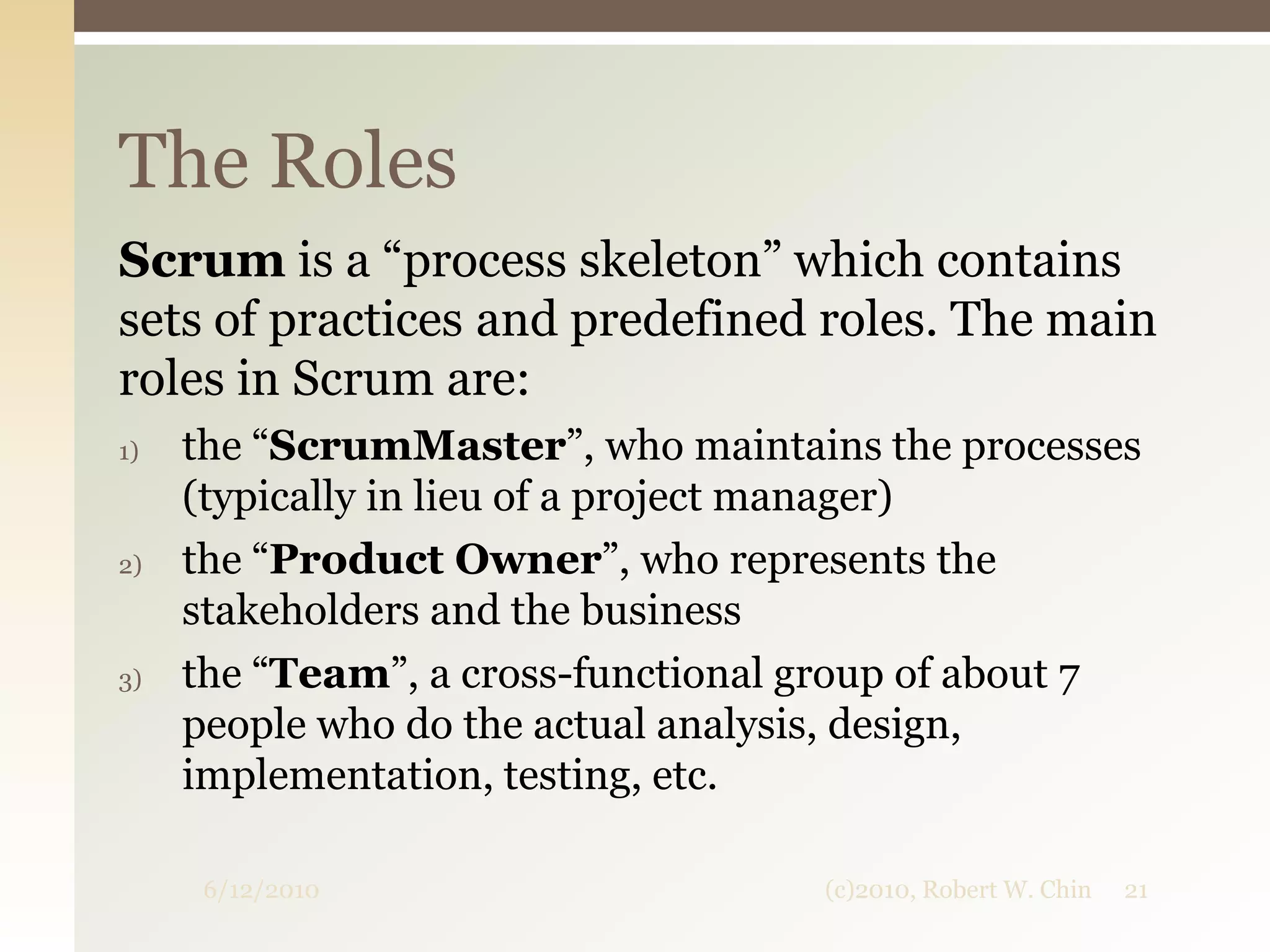 Scrum Overview | PPT