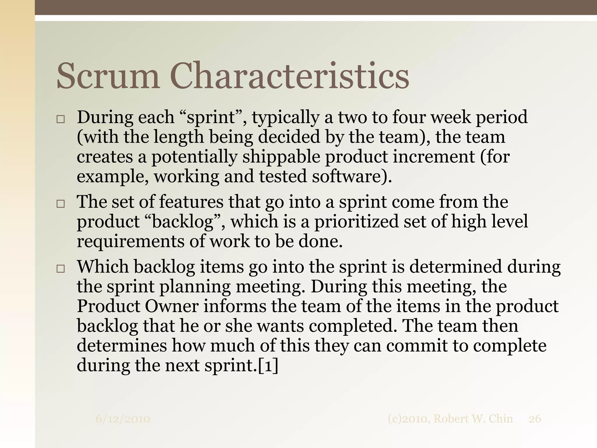 Scrum Overview | PPT