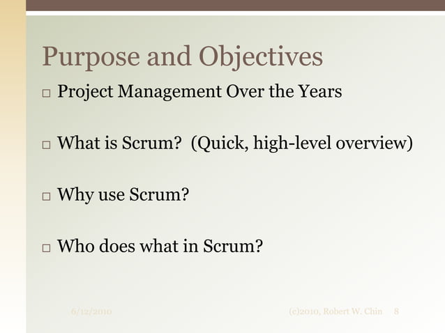 Scrum Overview | PPT