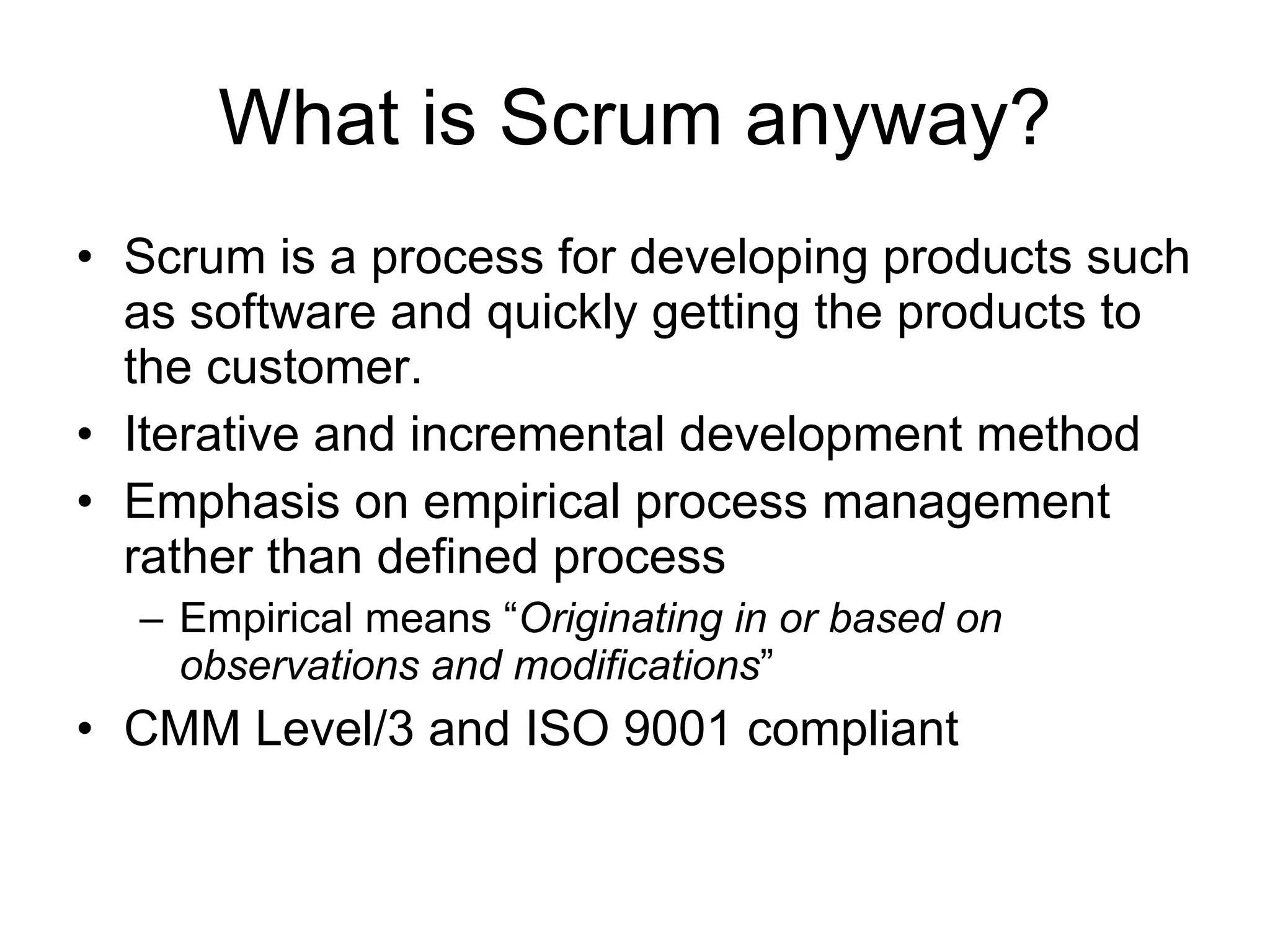 Scrum overview | PPT