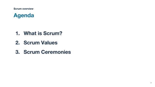 Scrum overview | PPT