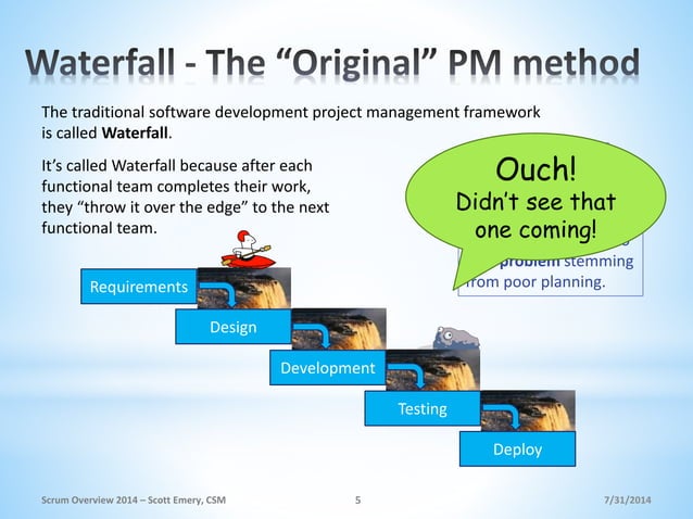 Scrum overview - Animated - Scott Emery 2014 | PPTX