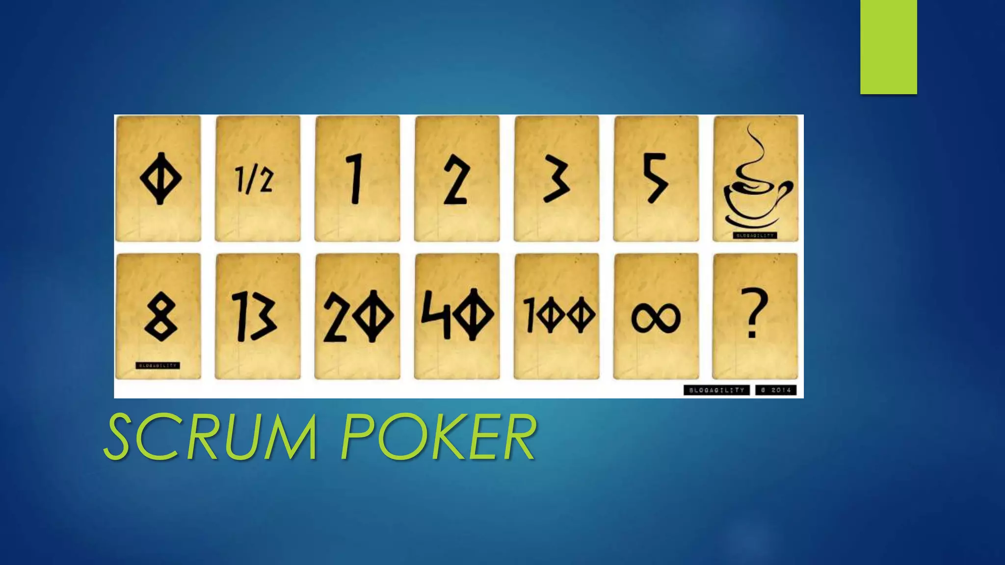 Scrum poker (Роман Бранець, 2015) | PPT