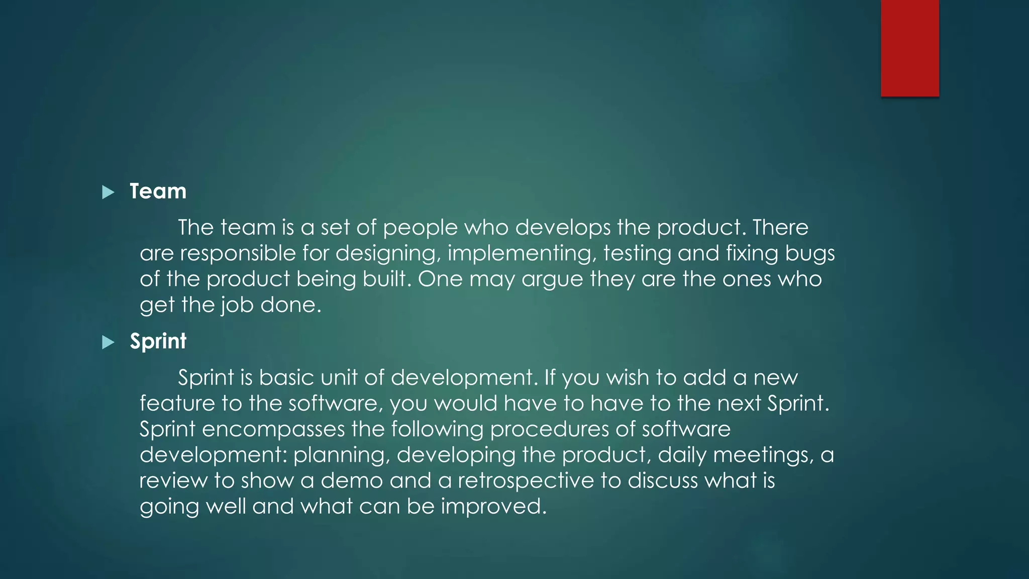 Scrum | PPTX | Computer Software and Applications | Computing