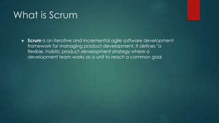 Scrum | PPTX | Computer Software and Applications | Computing