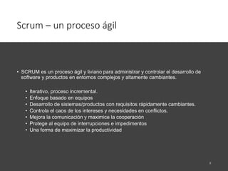 Presentación de Scrum | PPTX