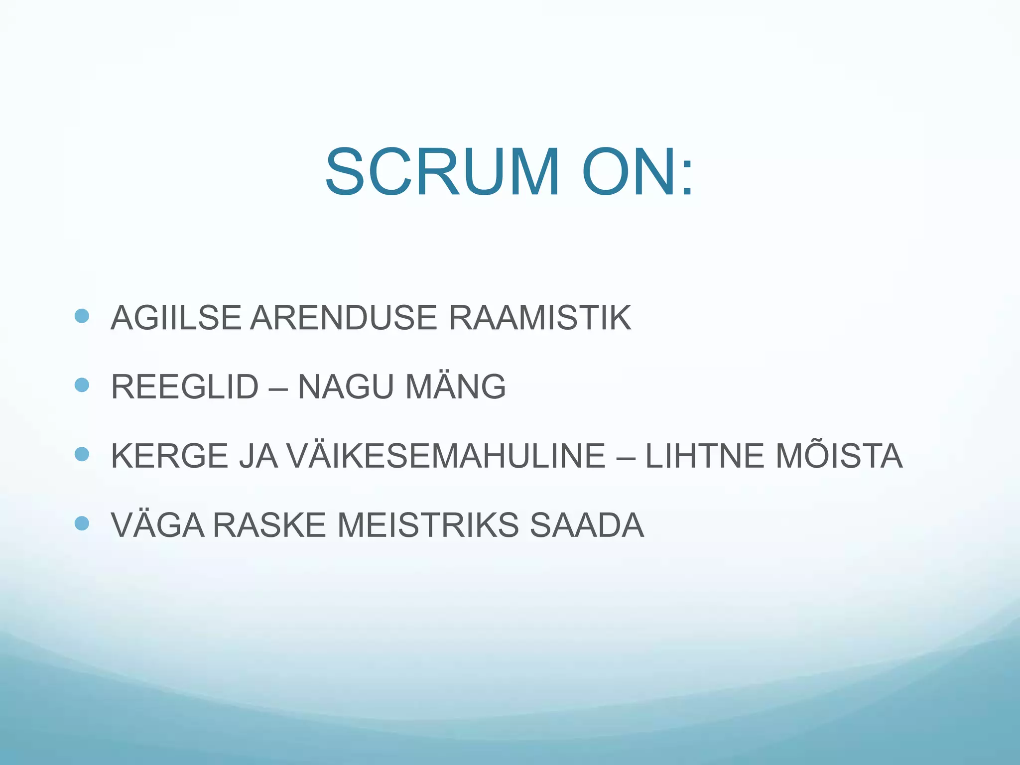 Vaiko Hansson BeWise seminar "Scrum projektijuhtimine ehk arukas projektijuhtimine" | PPTX ...
