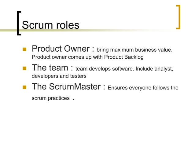 Scrum primer | PPTX