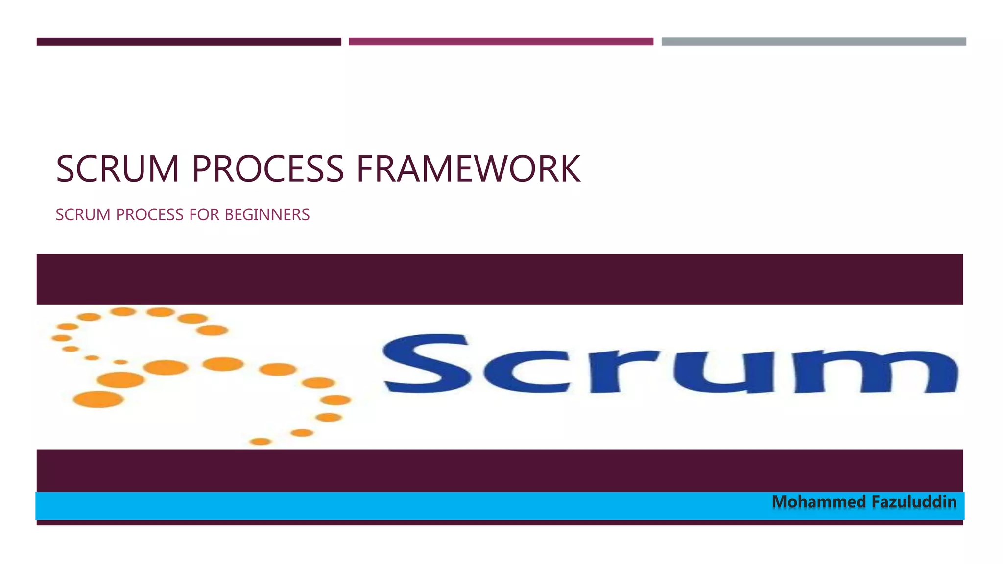 Scrum process framework | PPT