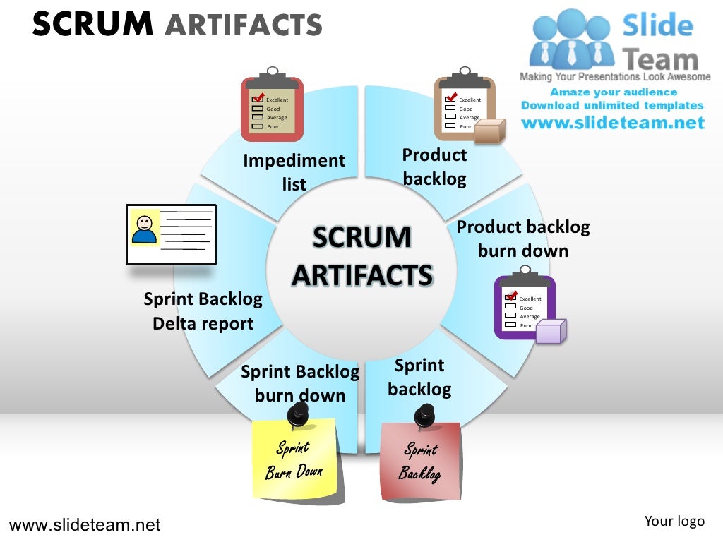 Scrum process powerpoint ppt slides.