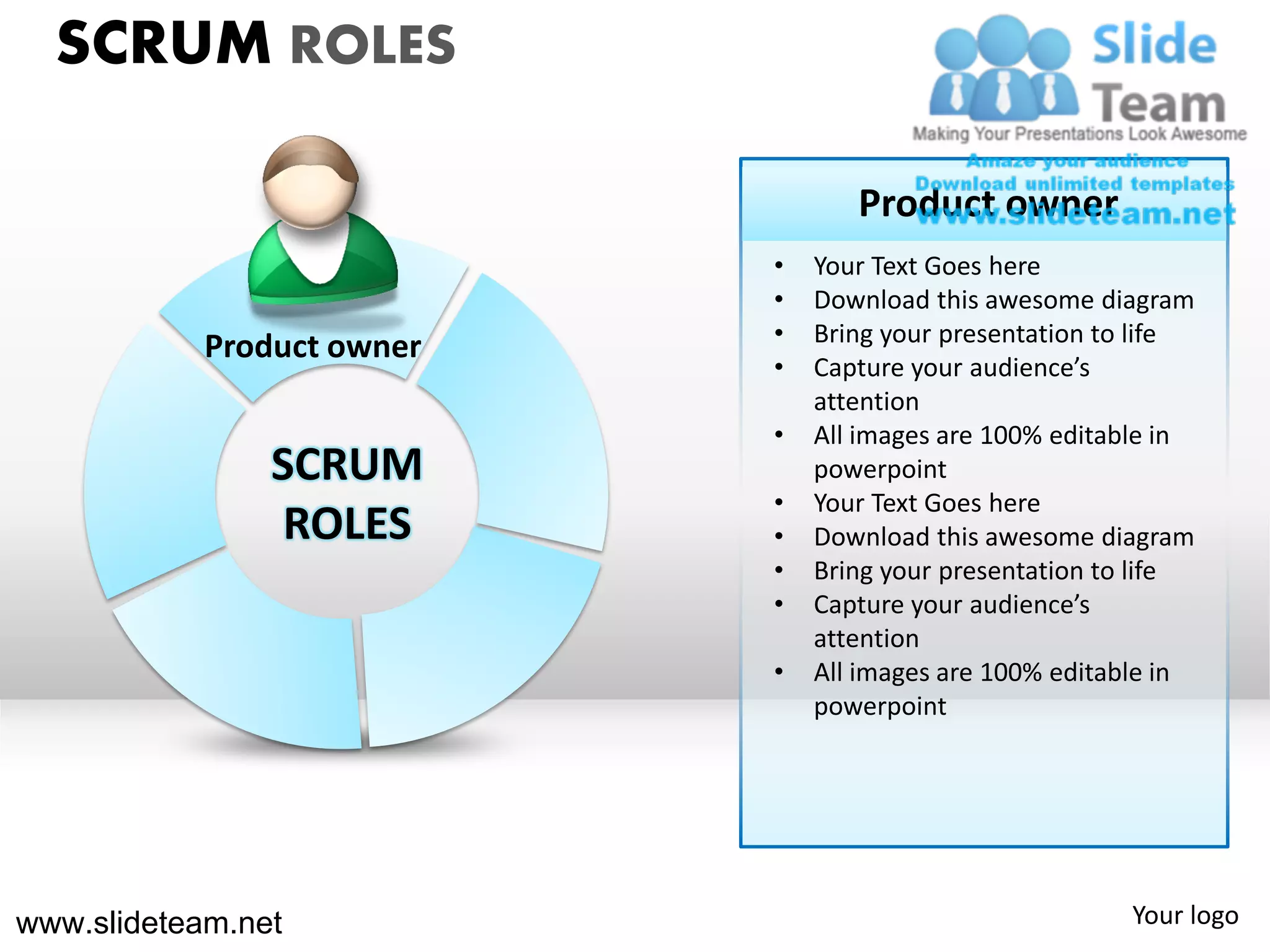 Scrum process powerpoint presentation templates. | PDF