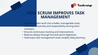 Scrum Project Management Pros, Cons & Taskroup Insights.pptx