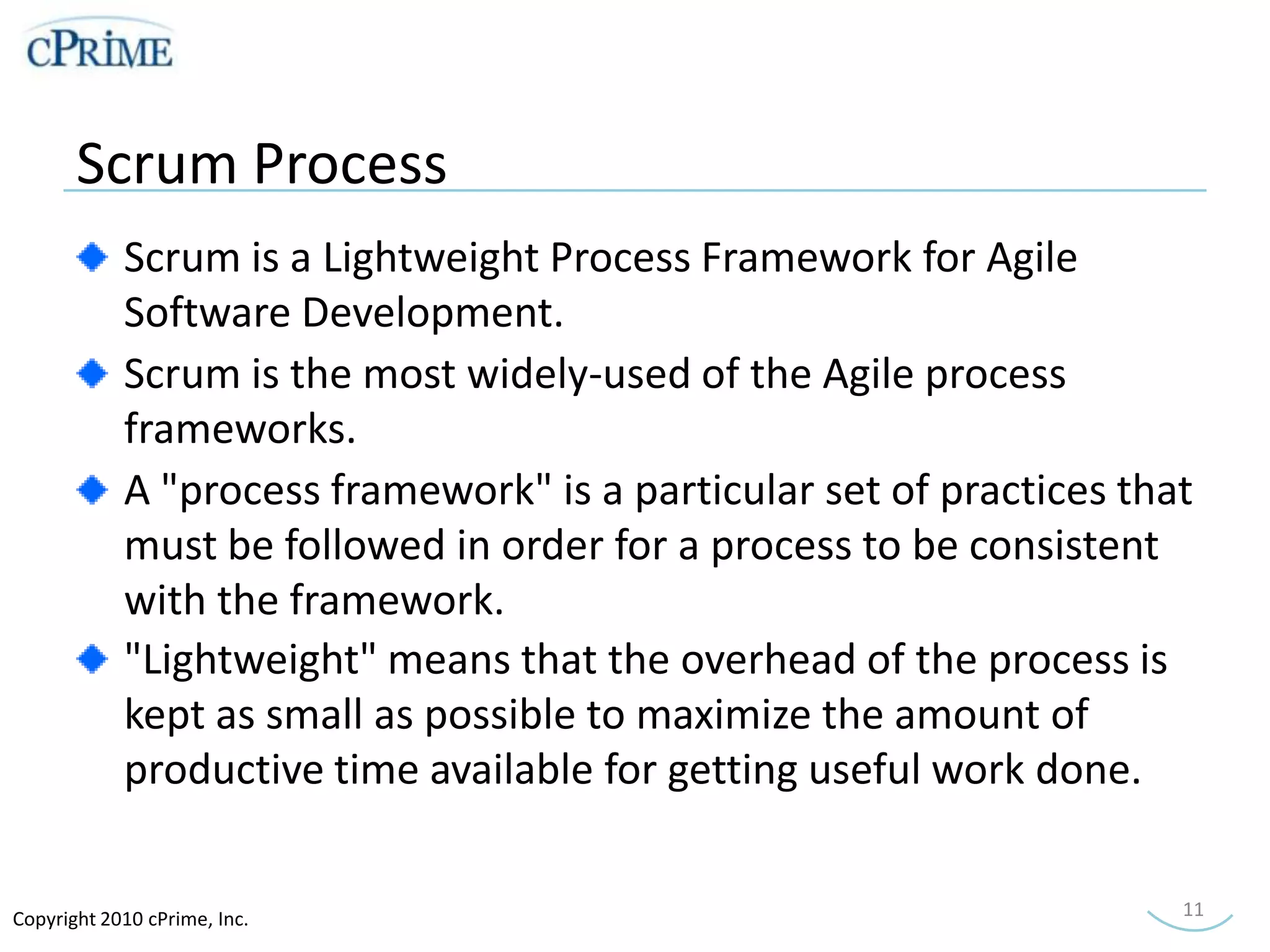 Introduction to Scrum for Project Managers | PPTX