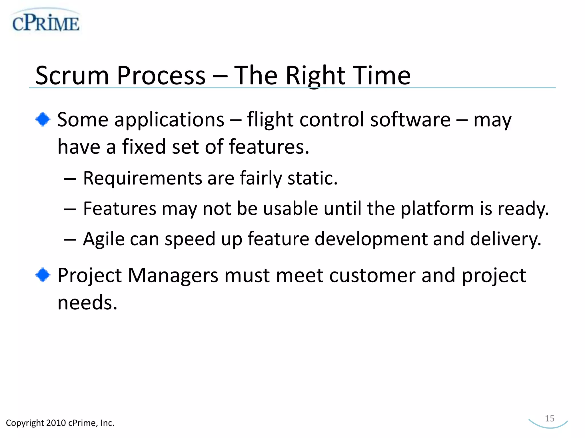 Introduction to Scrum for Project Managers | PPTX