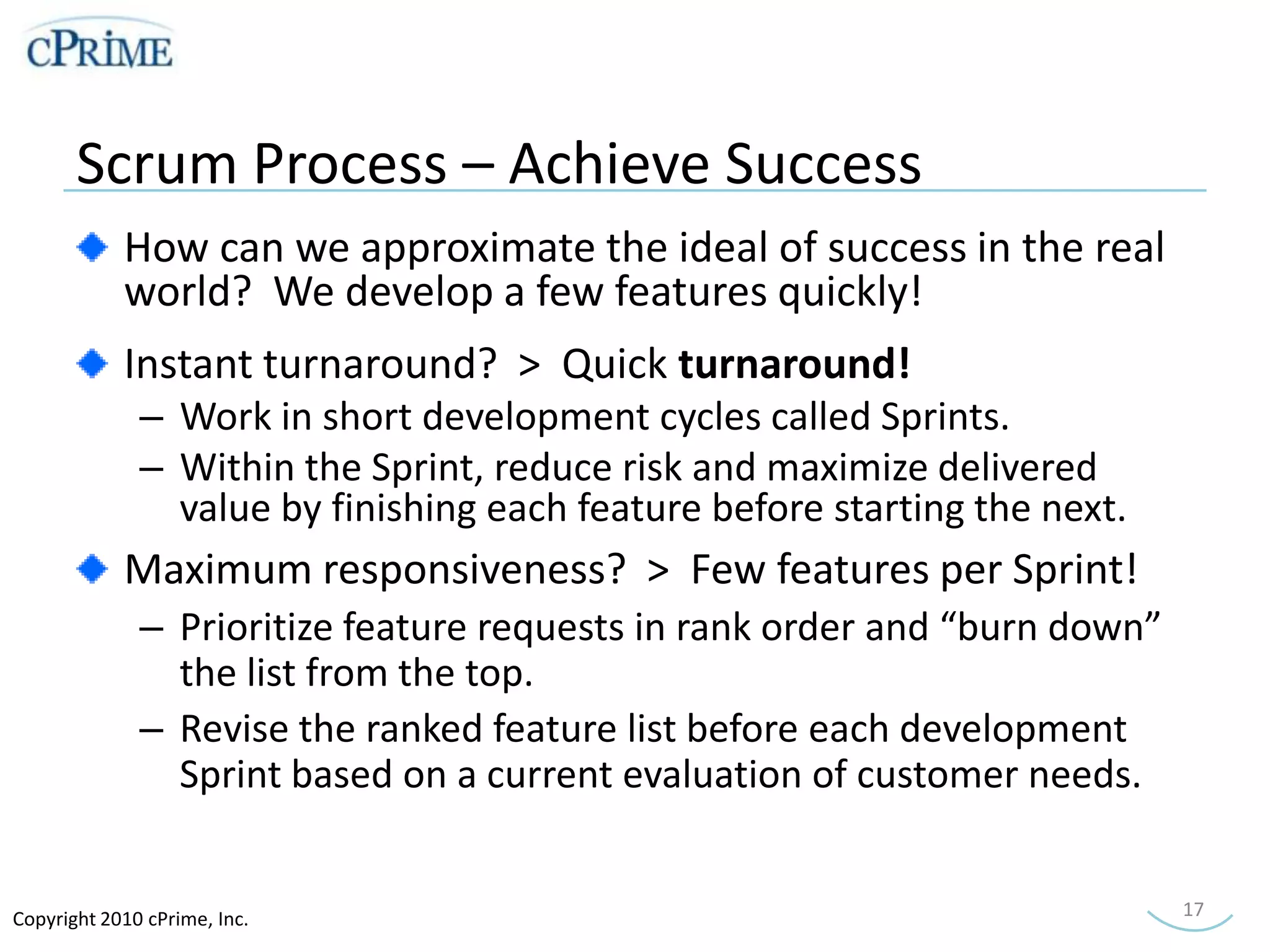 Introduction to Scrum for Project Managers | PPTX