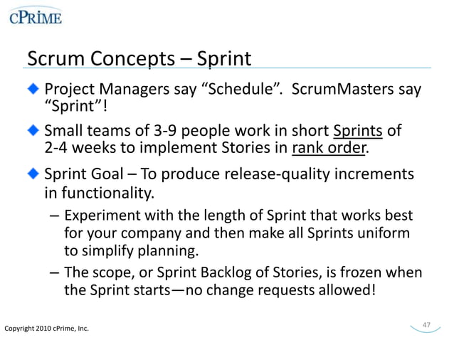 Introduction to Scrum for Project Managers