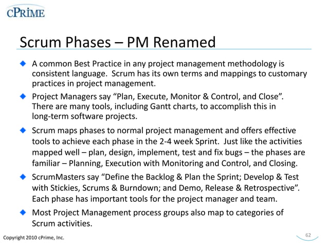 Introduction to Scrum for Project Managers
