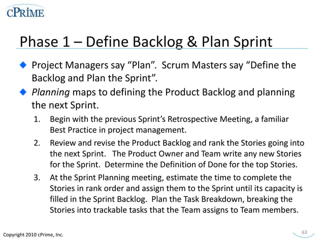 Introduction to Scrum for Project Managers