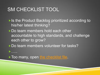 Scrum role introduction – the scrum master | PPTX