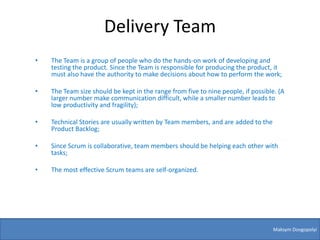 Scrum roles | PPTX