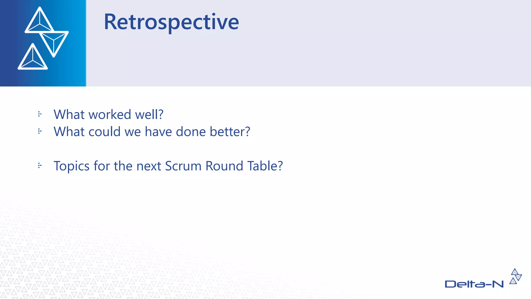 Scrum Round Table - Effective Agile Retrospectives | PPT