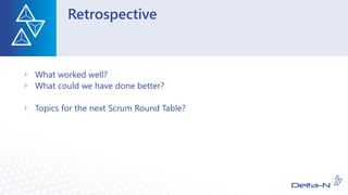 Scrum Round Table - Effective Agile Retrospectives | PPT