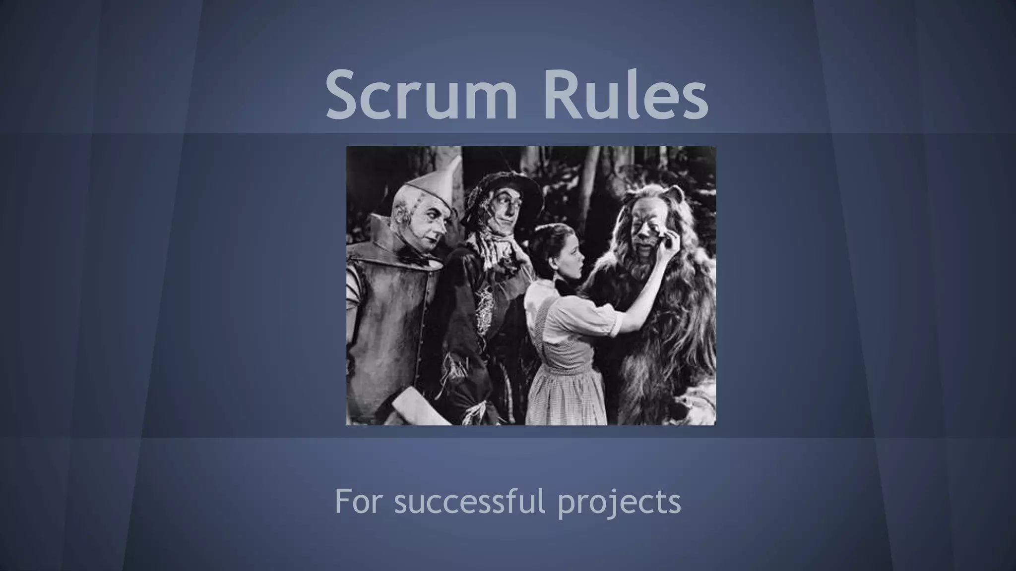 Scrum rules | PPTX