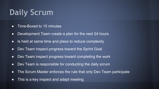 Scrum rules | PPTX