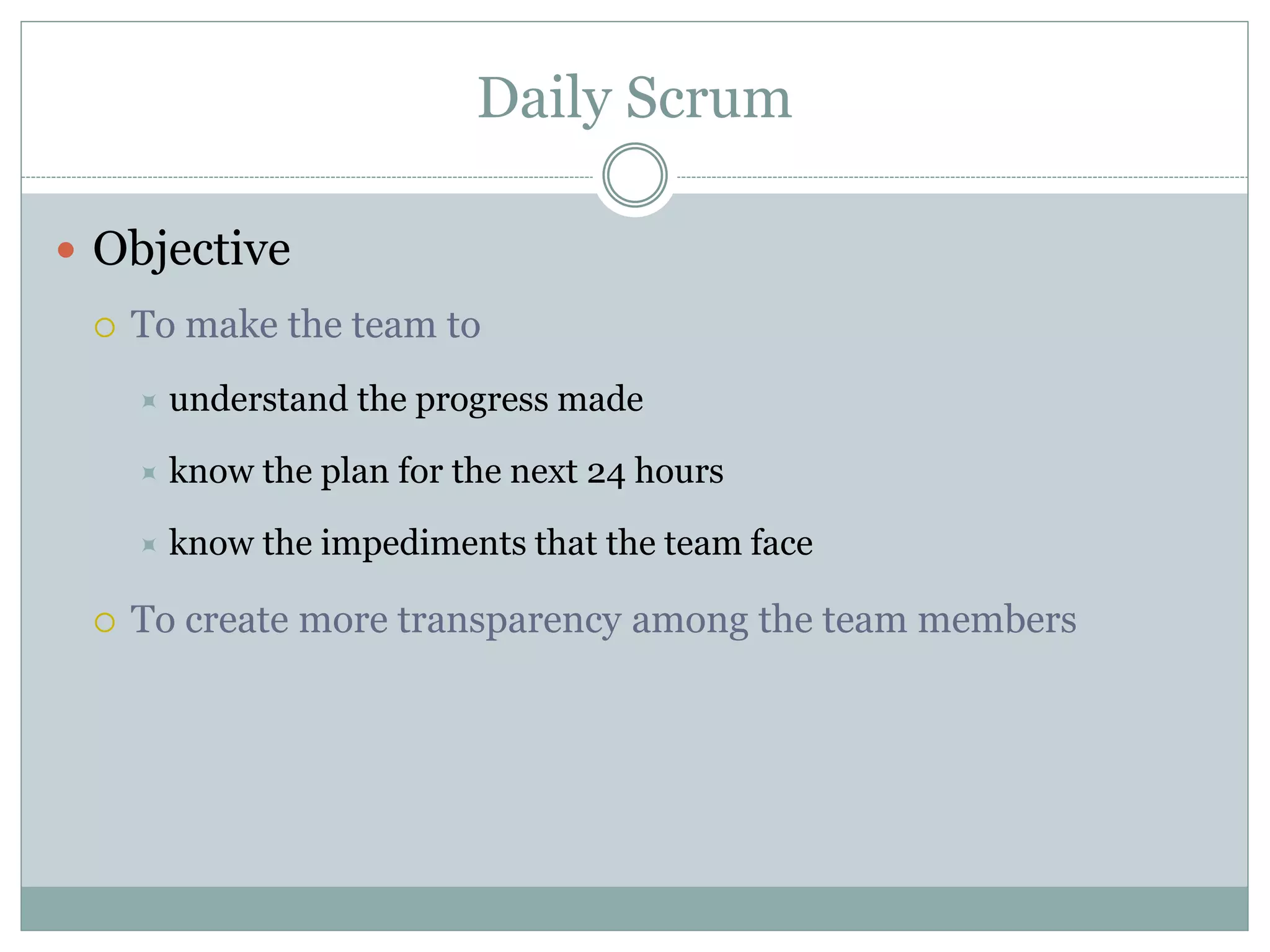 Scrum - Standup meeting | PPTX