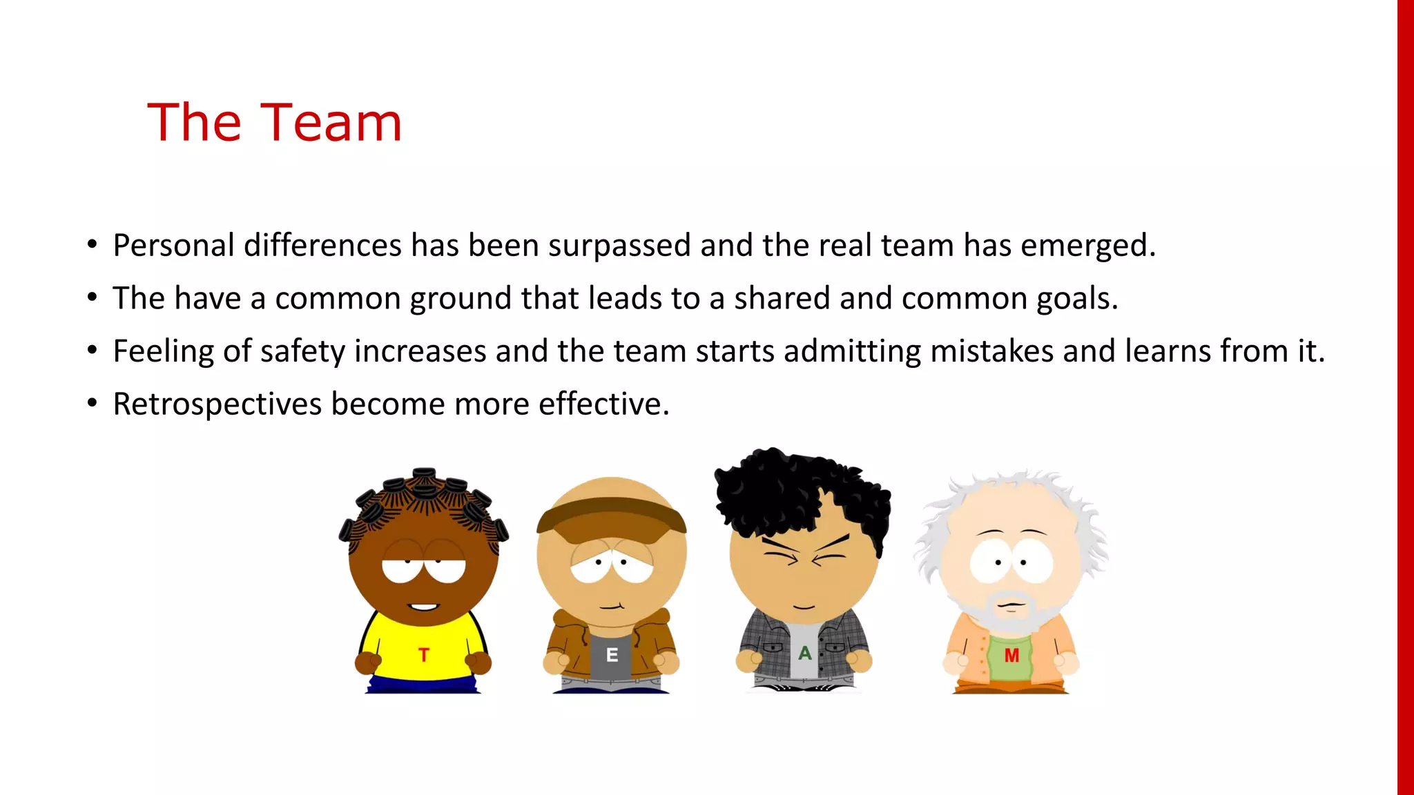 Scrum team evolution | PPTX | Business | Business and Finance