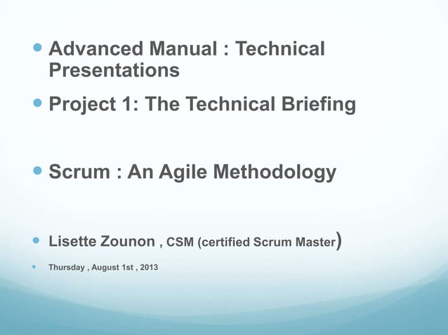 Agile Methodologies: Introduction to Scrum . | PPT