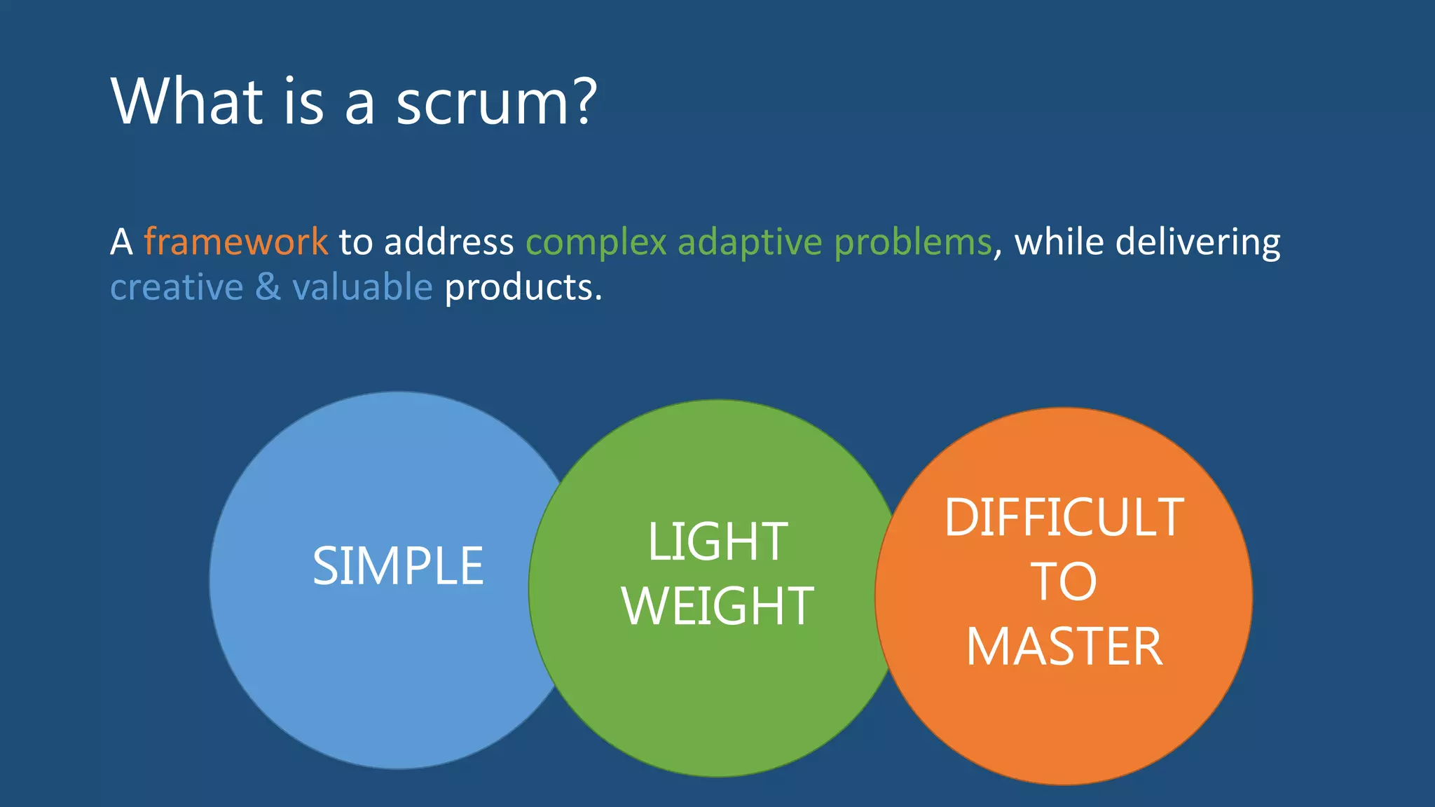 Scrum theory burst | PPSX