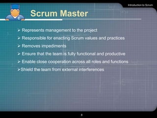 Scrum introduction | PPT