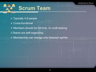 Scrum introduction | PPT