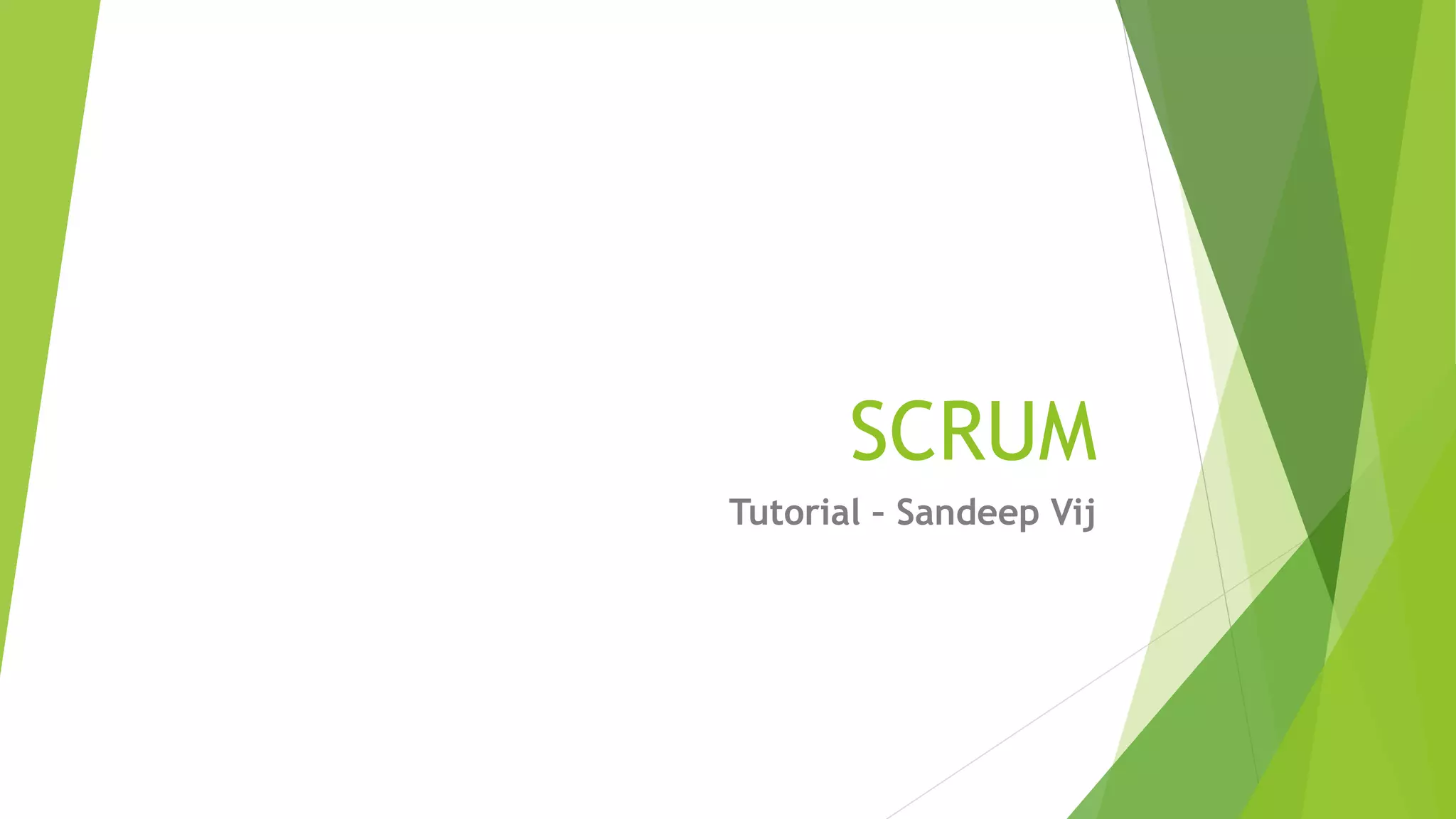 Scrum tutorial 1 | PPTX | Computer Software and Applications | Computing
